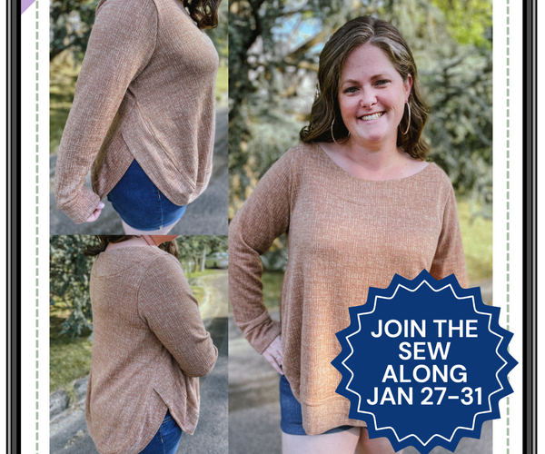 Adrianne Sweater Sew Along/Class with Megan from Sew and Tell Australi ...