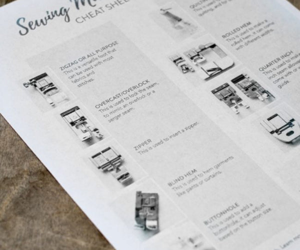 Different Sewing Machine Feet {+ Printable Chart} – Do It Better ...